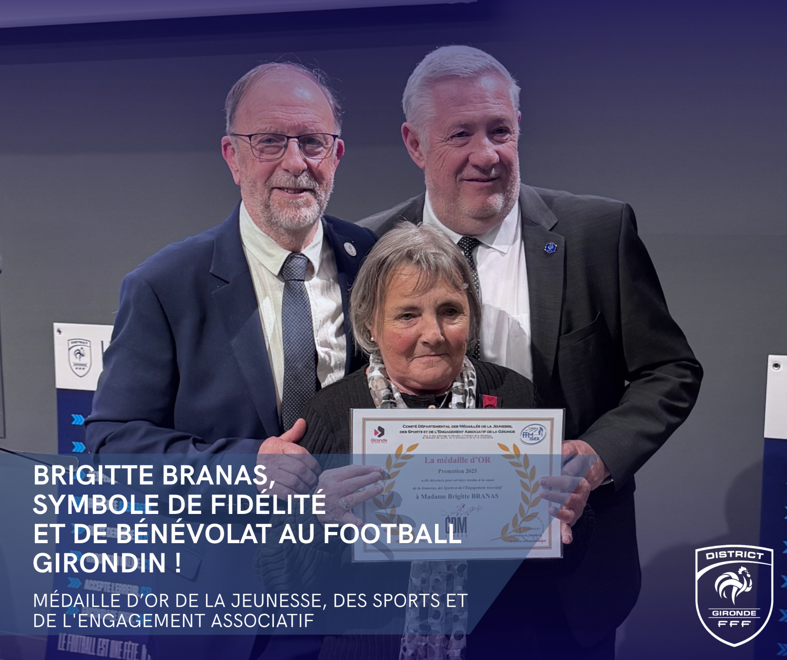 Brigitte BRANAS : plus de trois décennies au service du football ...
